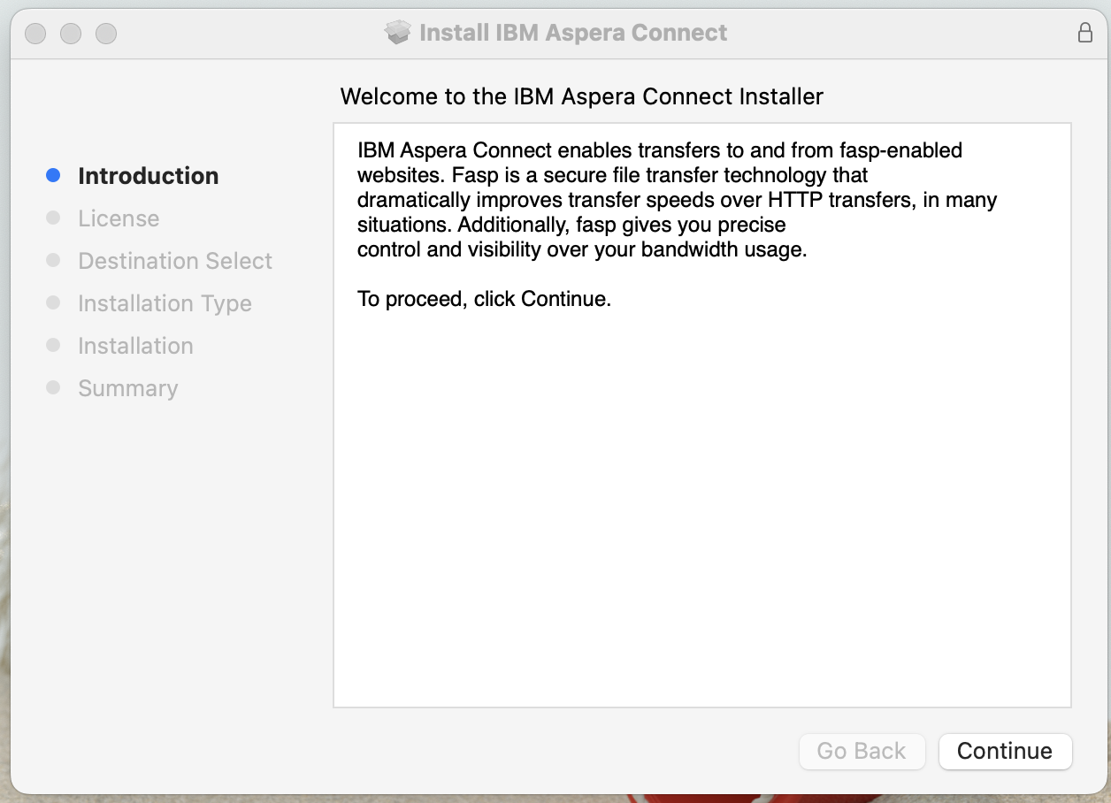 Upgrade IBM Aspera Connect – Amazon Studios Technology