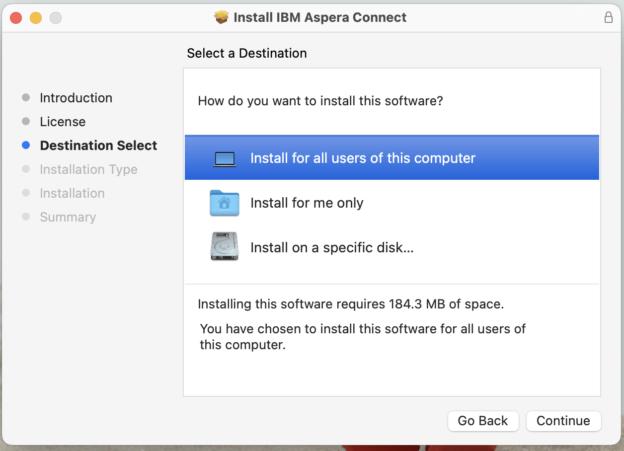 Upgrade IBM Aspera Connect – Amazon Studios Technology