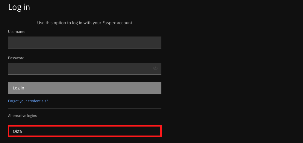 Logging into Aspera – Amazon Studios Technology