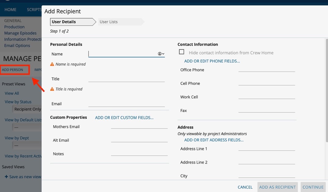 Scenechronize User Access and Permissions – Amazon Studios Technology