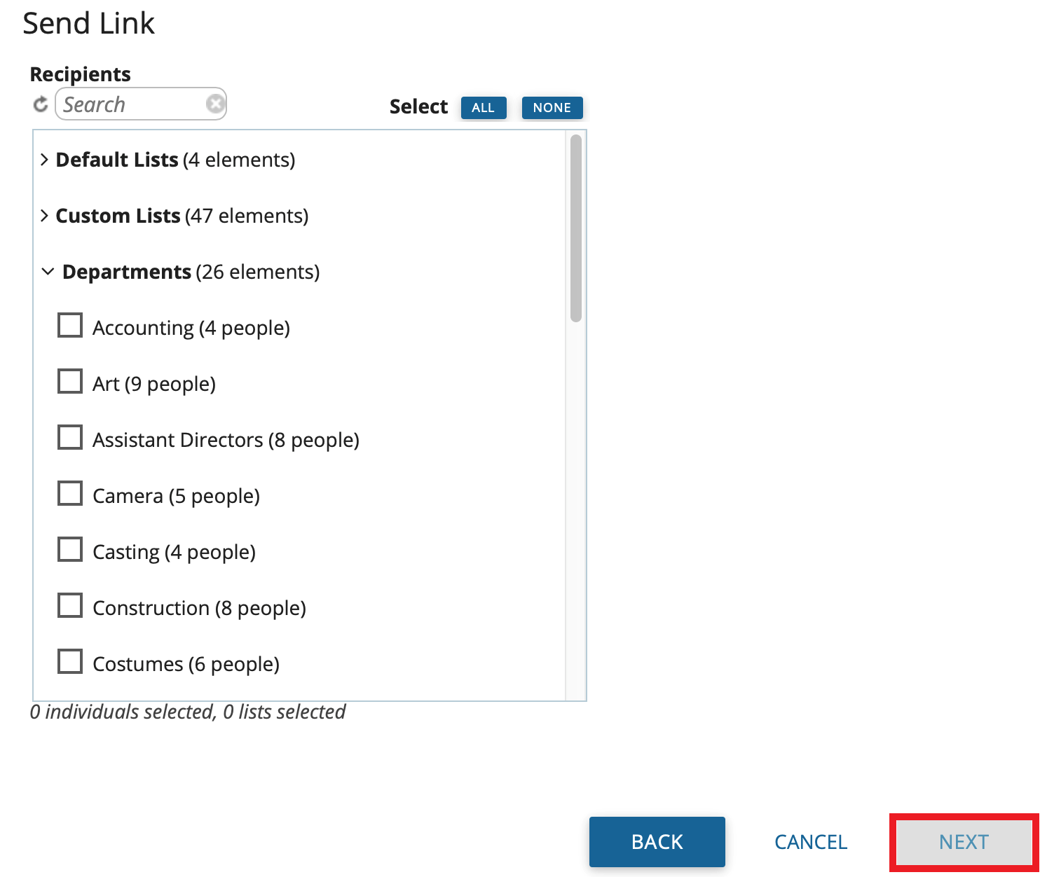Share Content / Documents in Scenechronize – Amazon Studios Technology